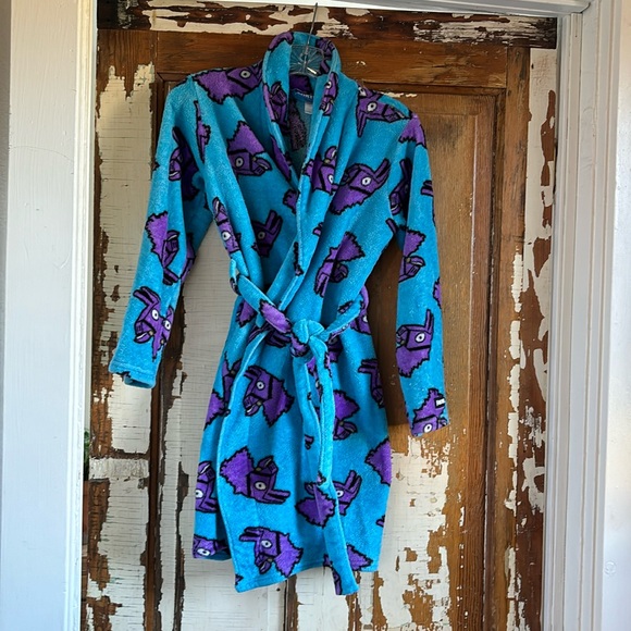 Pajamas | Used Fortnite Robe With Tie Kids Large | Poshmark